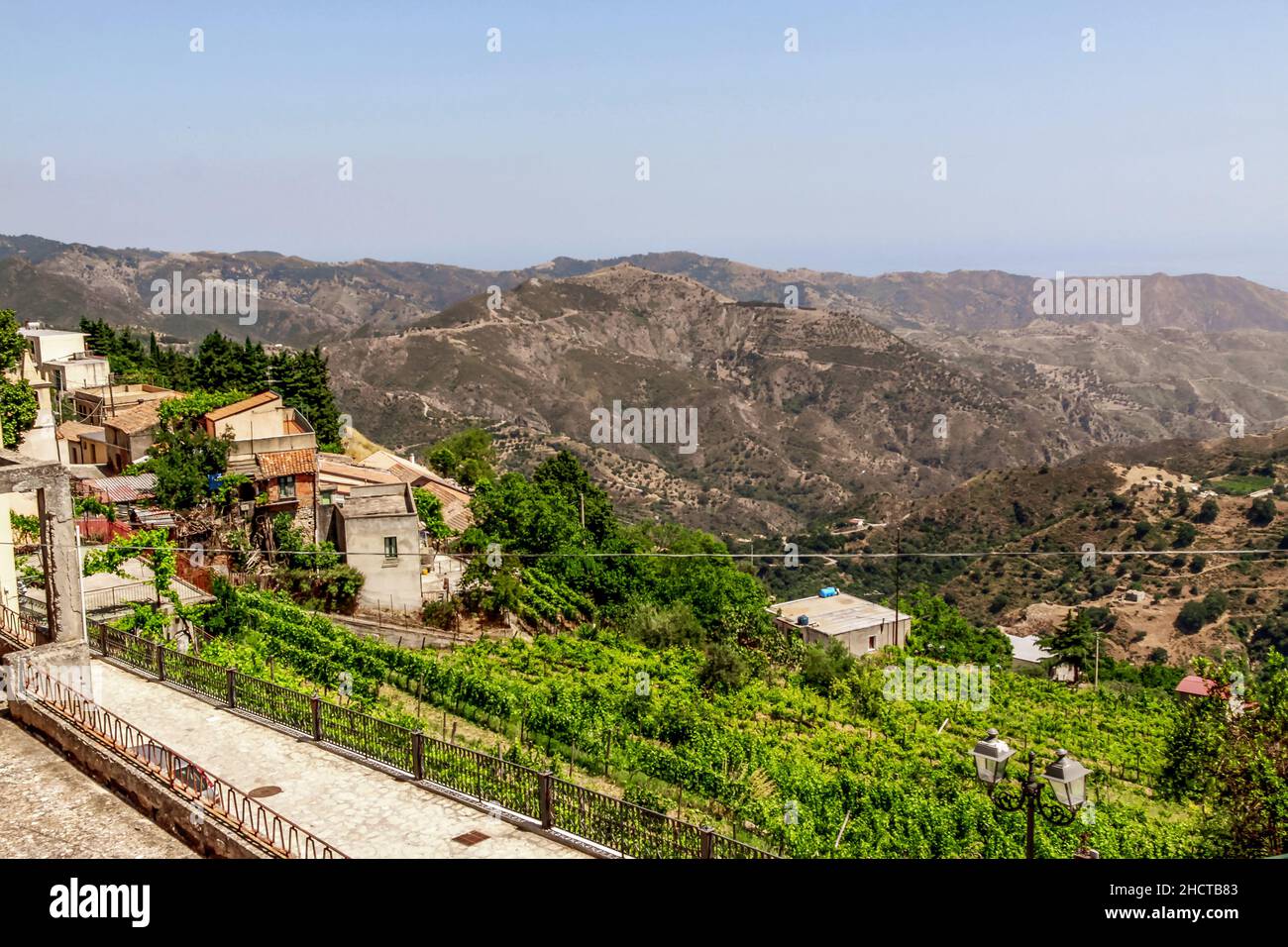 The village of Bova in the Province of Reggio Calabria, Italy Stock ...