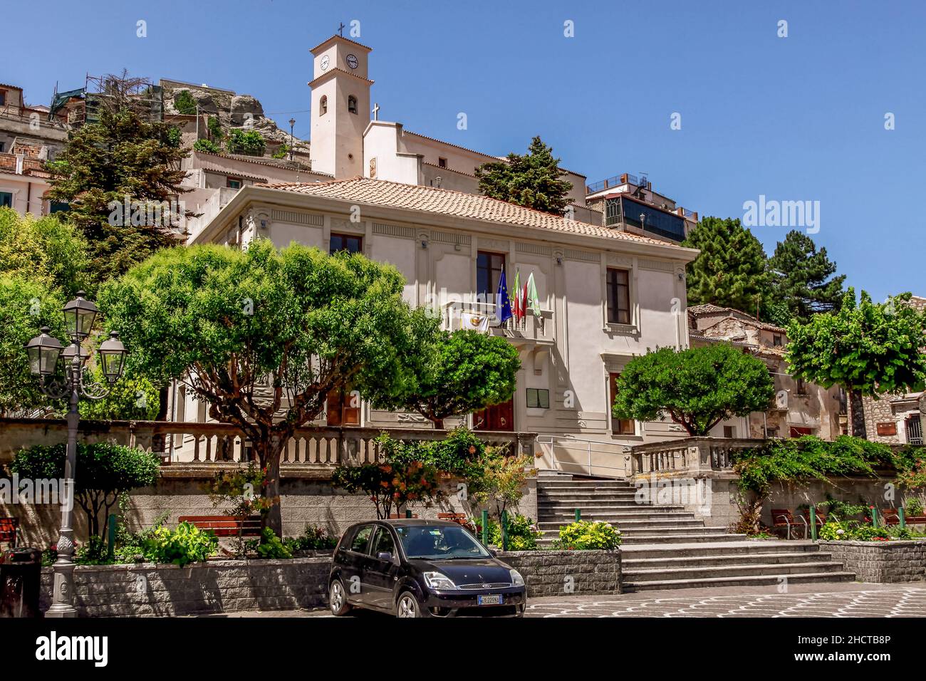 The village of Bova in the Province of Reggio Calabria, Italy Stock ...