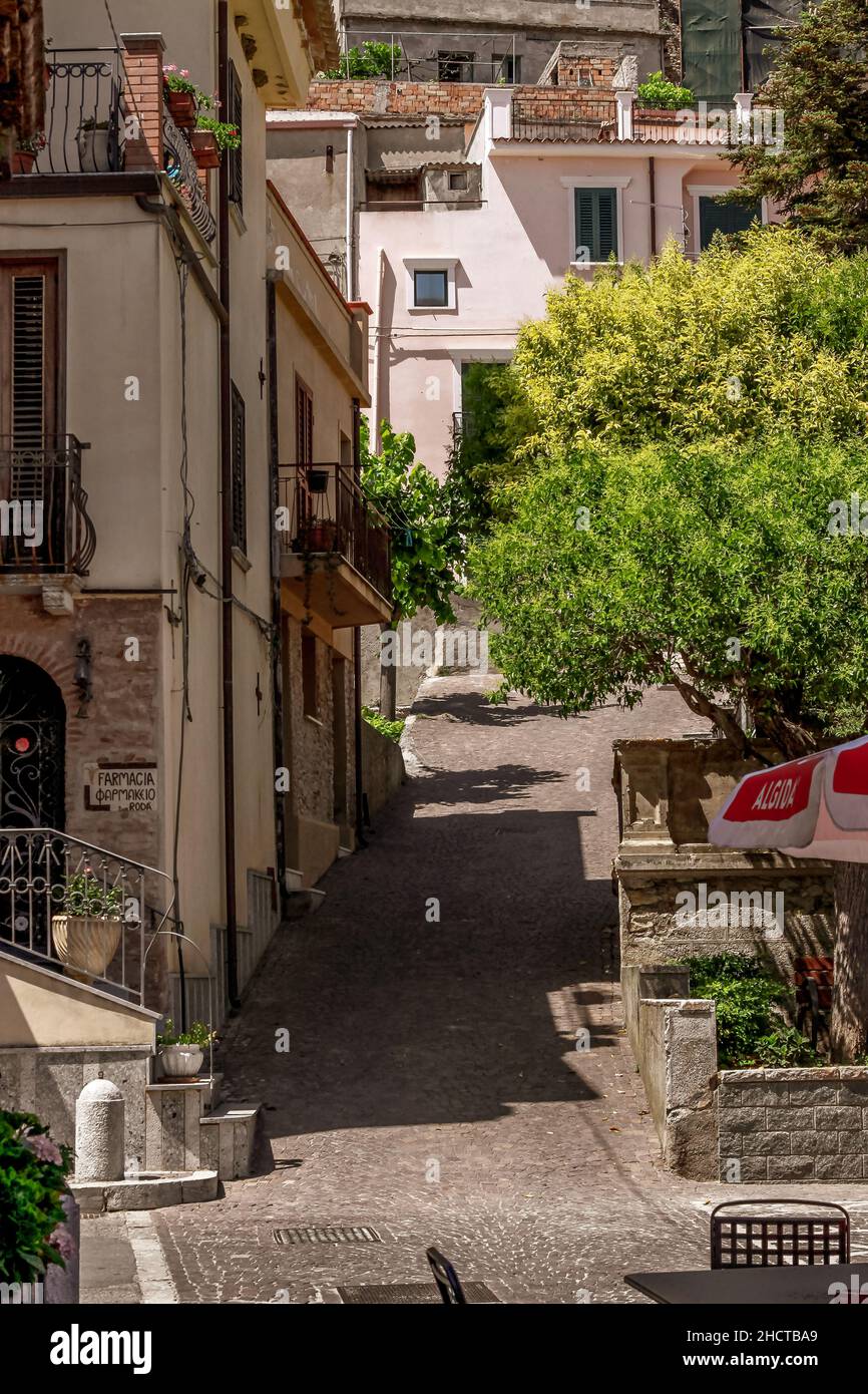 The village of Bova in the Province of Reggio Calabria, Italy Stock ...