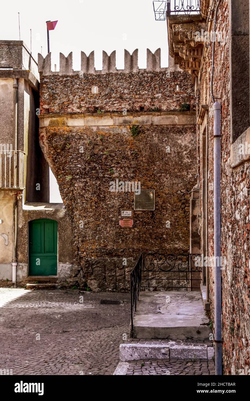 The village of Bova in the Province of Reggio Calabria, Italy Stock ...