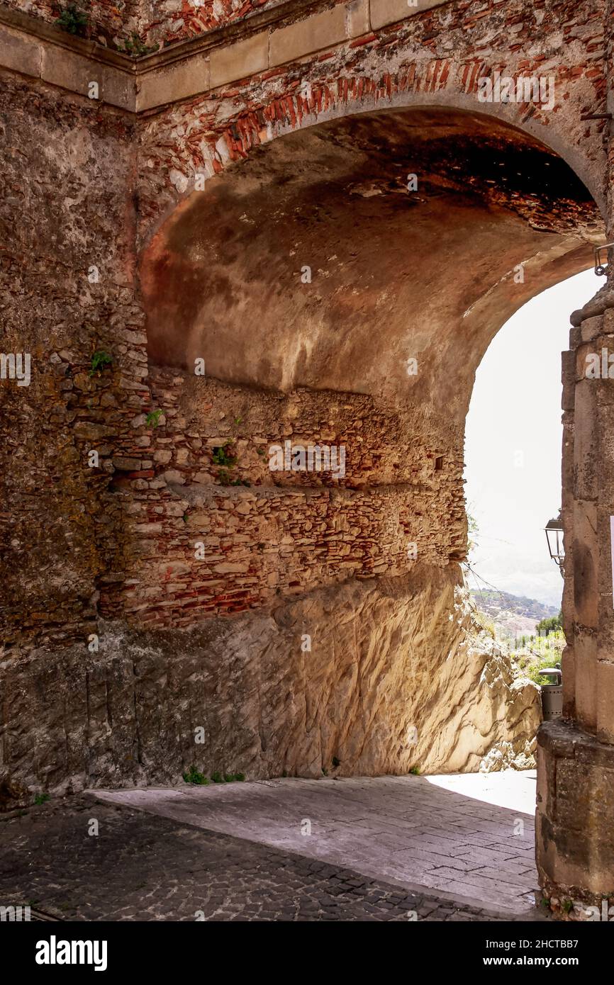 The village of Bova in the Province of Reggio Calabria, Italy Stock ...