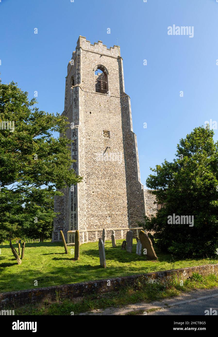 Village parish church of Saint Bartholomew, Corton, Suffolk, England ...