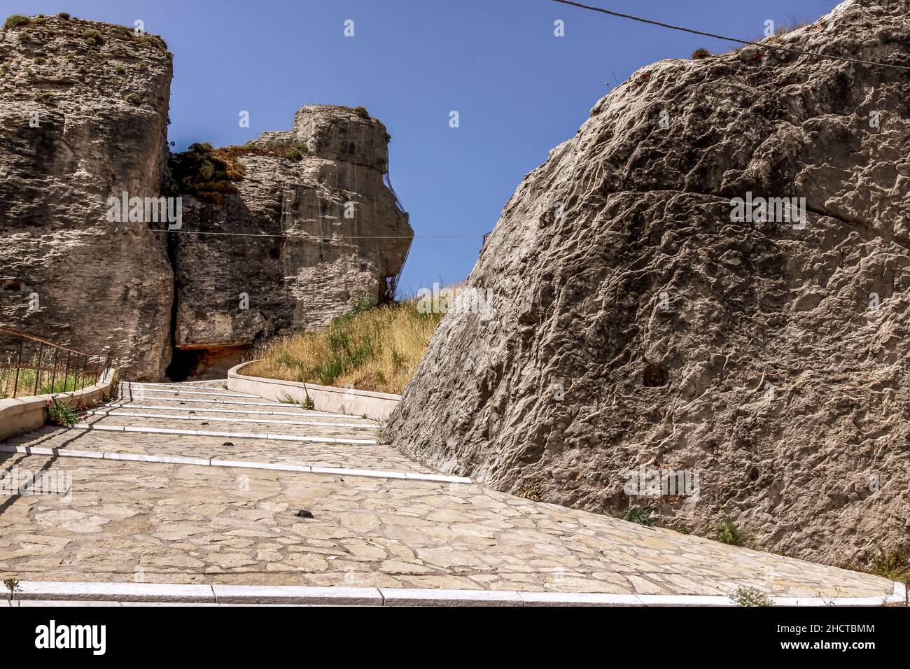 The village of Bova in the Province of Reggio Calabria, Italy Stock ...