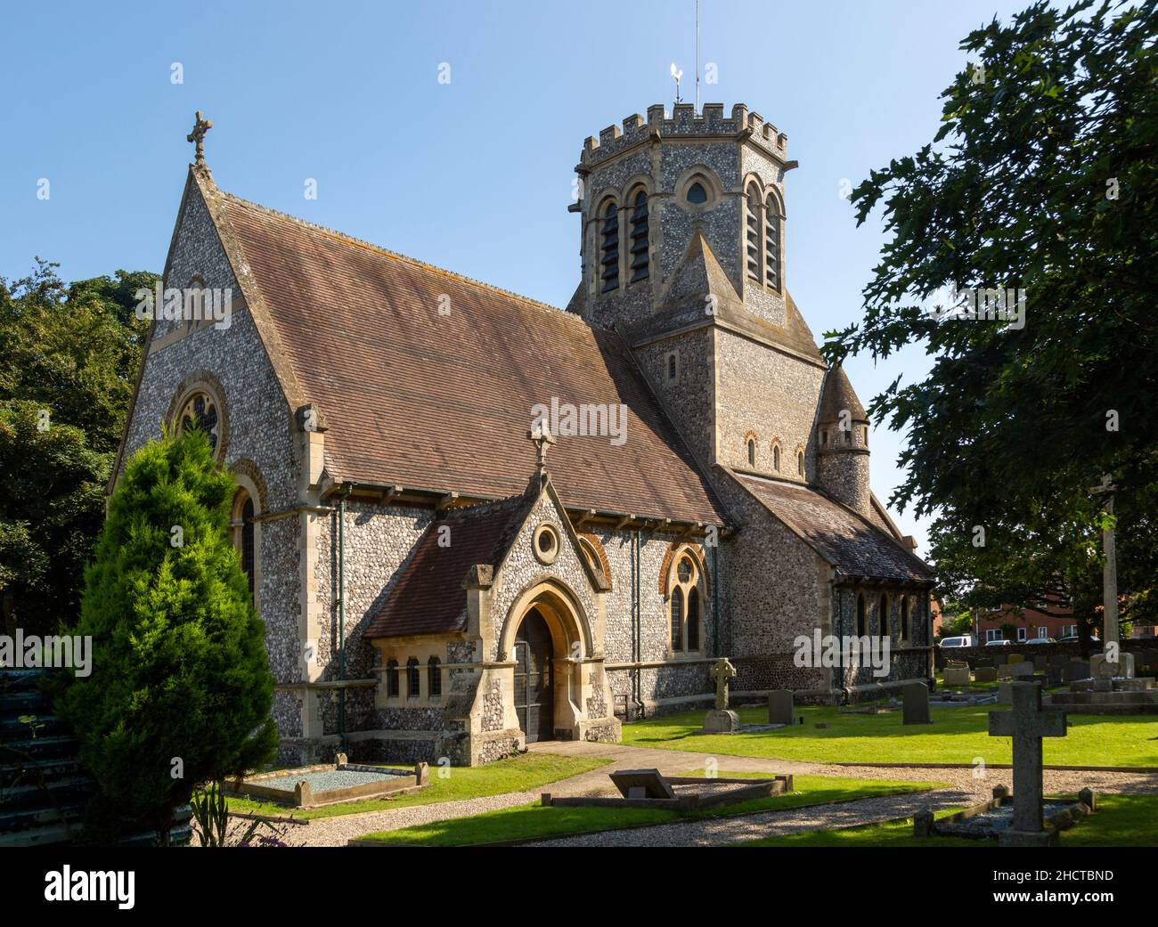 Village parish church of Saint Margaret, Hopton-on-Sea, Norfolk ...