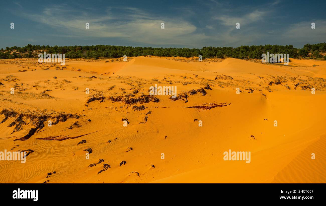 Red Sand Dunes, Mui Ne, Vietnam Stock Photo - Alamy