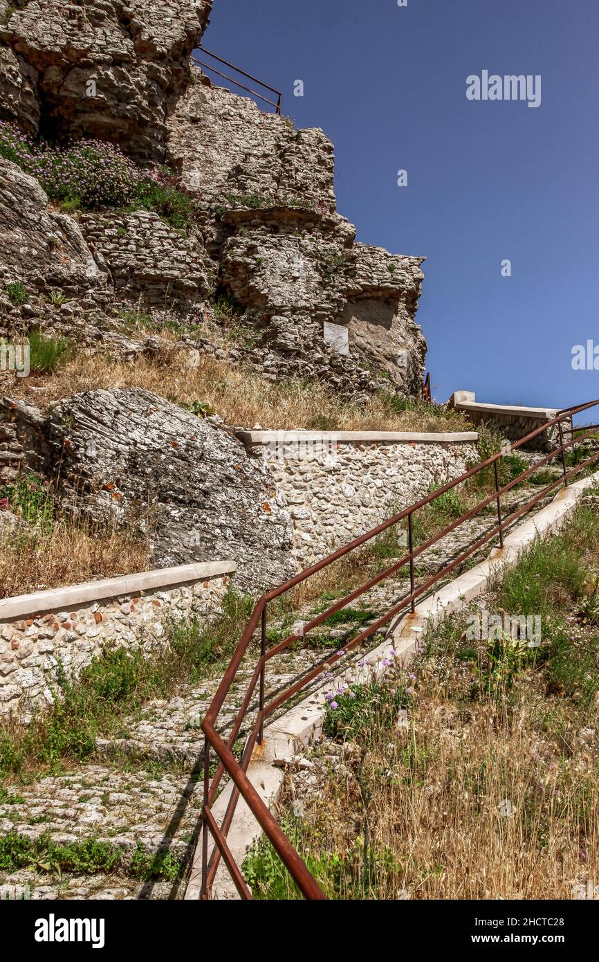 The village of Bova in the Province of Reggio Calabria, Italy Stock ...