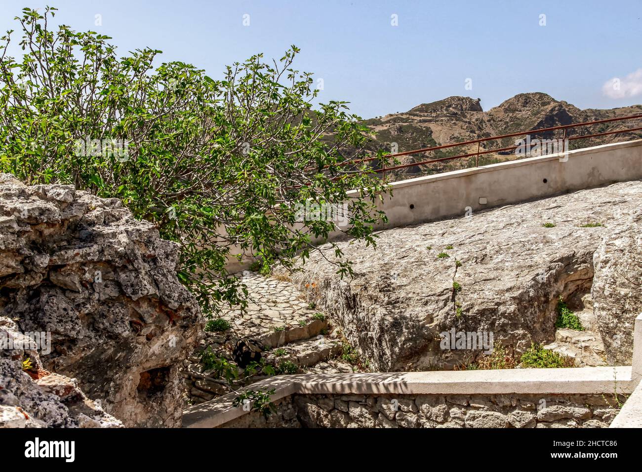 The village of Bova in the Province of Reggio Calabria, Italy Stock ...