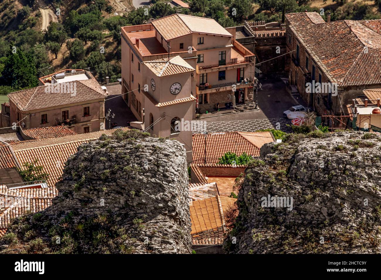 The village of Bova in the Province of Reggio Calabria, Italy Stock ...