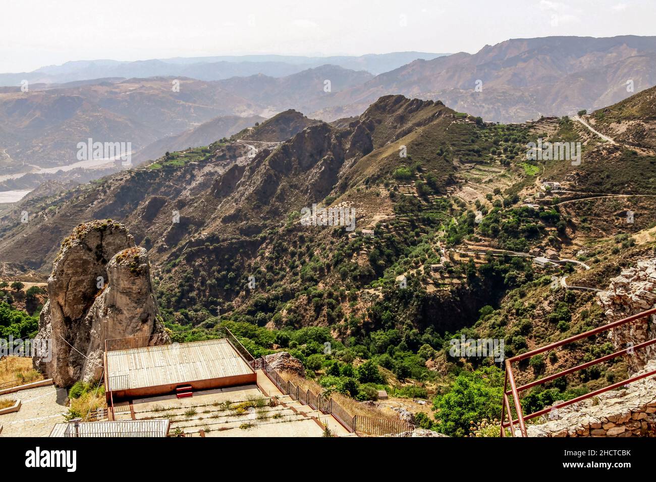 The village of Bova in the Province of Reggio Calabria, Italy Stock ...