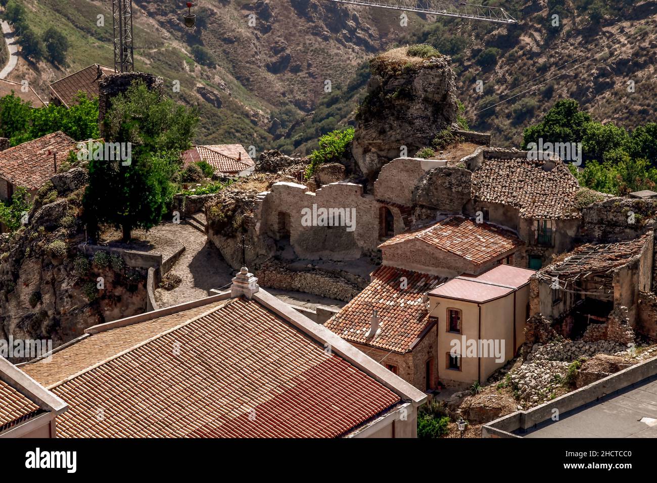 The village of Bova in the Province of Reggio Calabria, Italy Stock ...