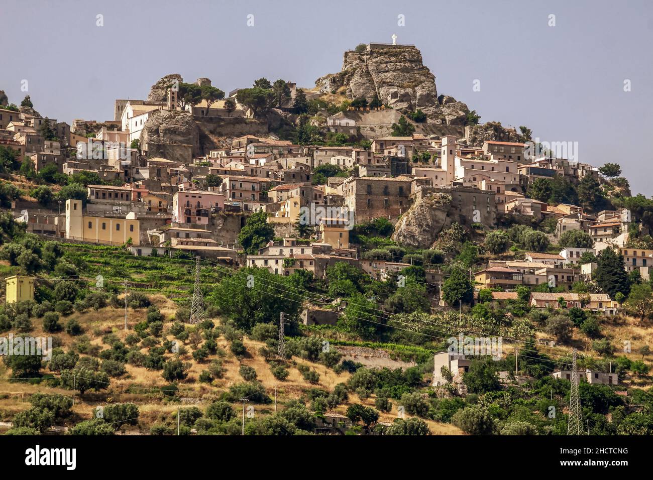 The village of Bova in the Province of Reggio Calabria, Italy Stock ...