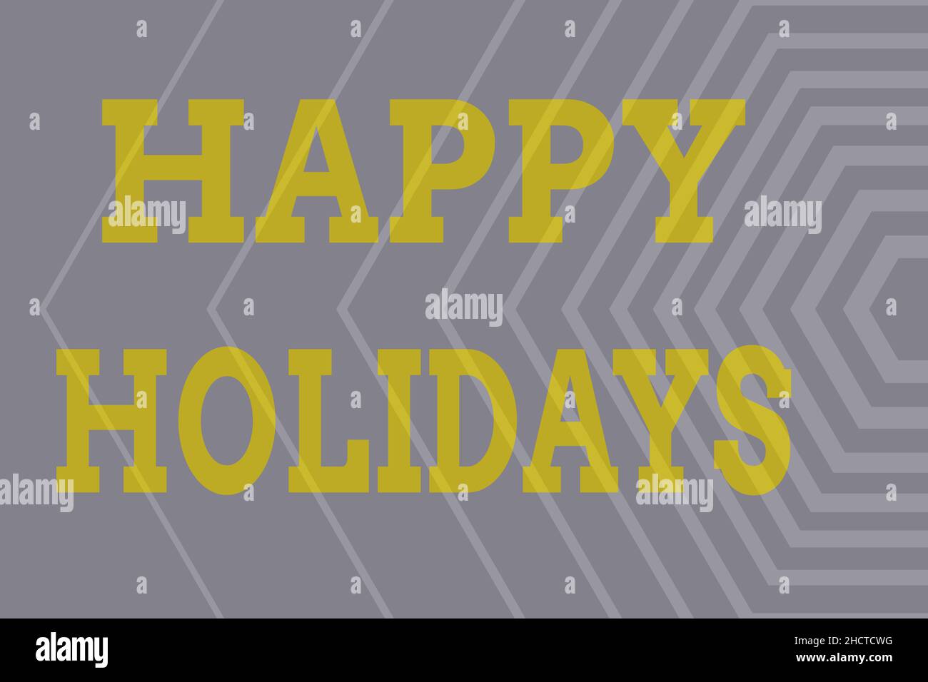 Sign displaying Happy Holidays. Word Written on observance of the ...