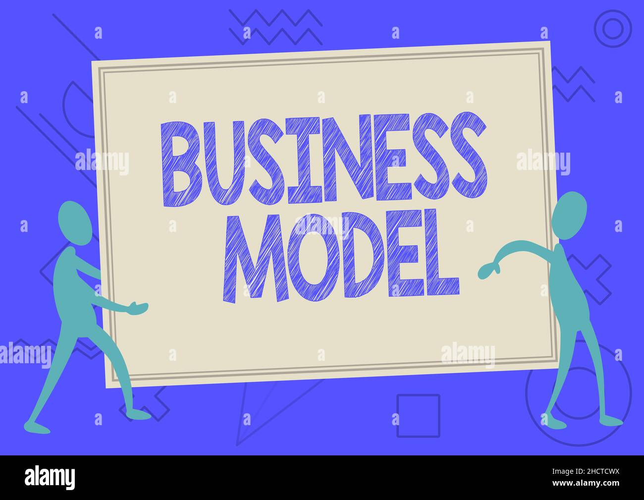 Hand writing sign Business Model. Business concept Identifying revenue ...