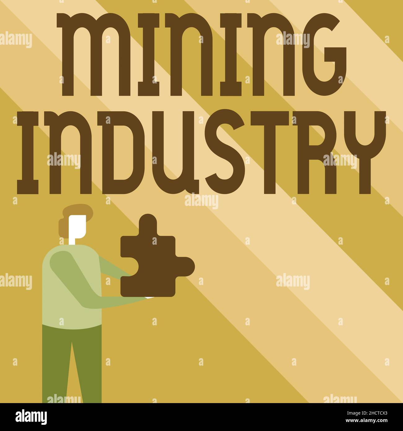 Inspiration showing sign Mining Industry. Concept meaning extraction of ...