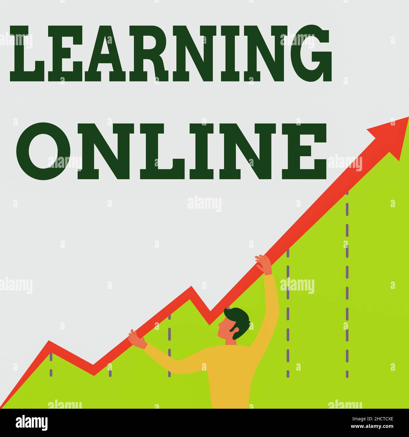 Inspiration showing sign Learning Online. Business concept Learn ...