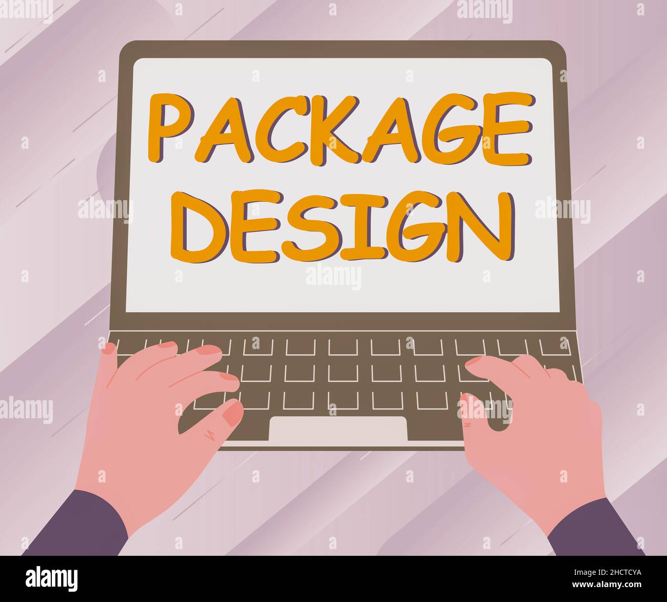 Hand writing sign Package Design. Business overview Strategy in ...