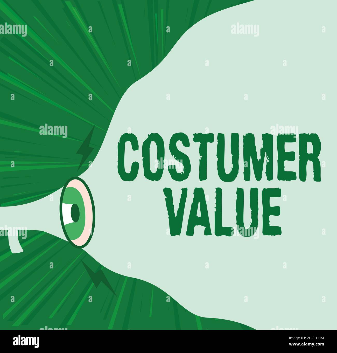 Sign displaying Costumer Value. Concept meaning Amount of benefits ...