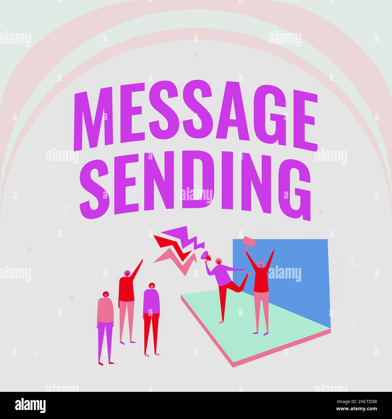 Text caption presenting Message Sending. Business approach to convey or ...