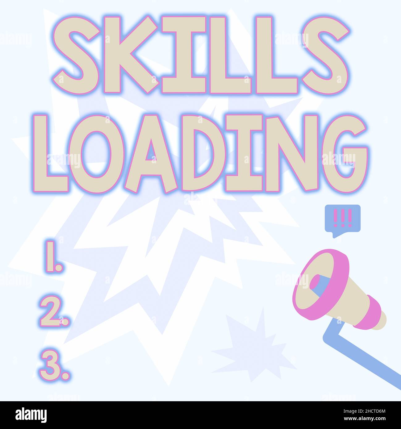 Inspiration showing sign Skills Loading. Business idea points out the ...