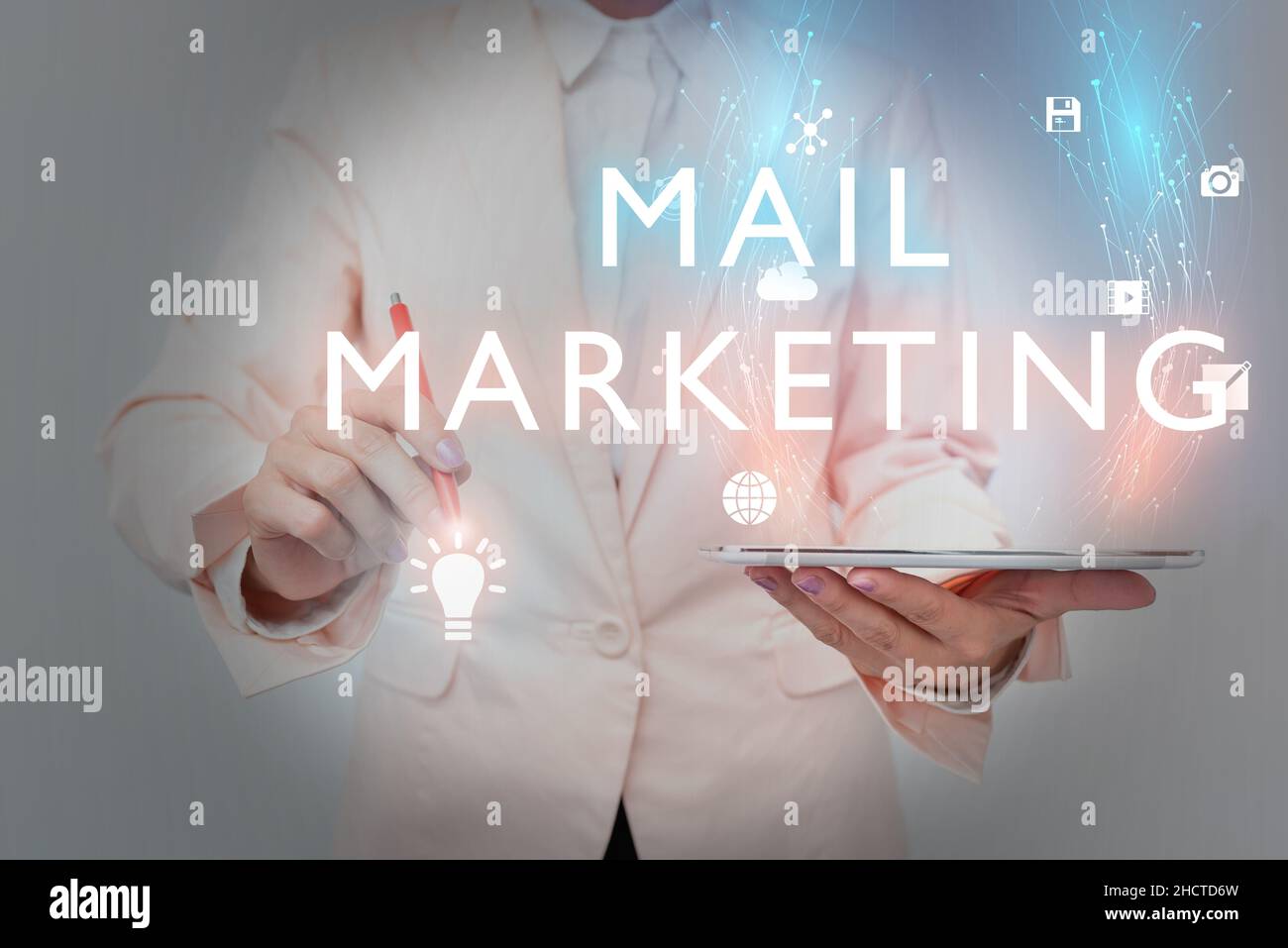 Conceptual Display Mail Marketing Word Written On Act Of Sending A