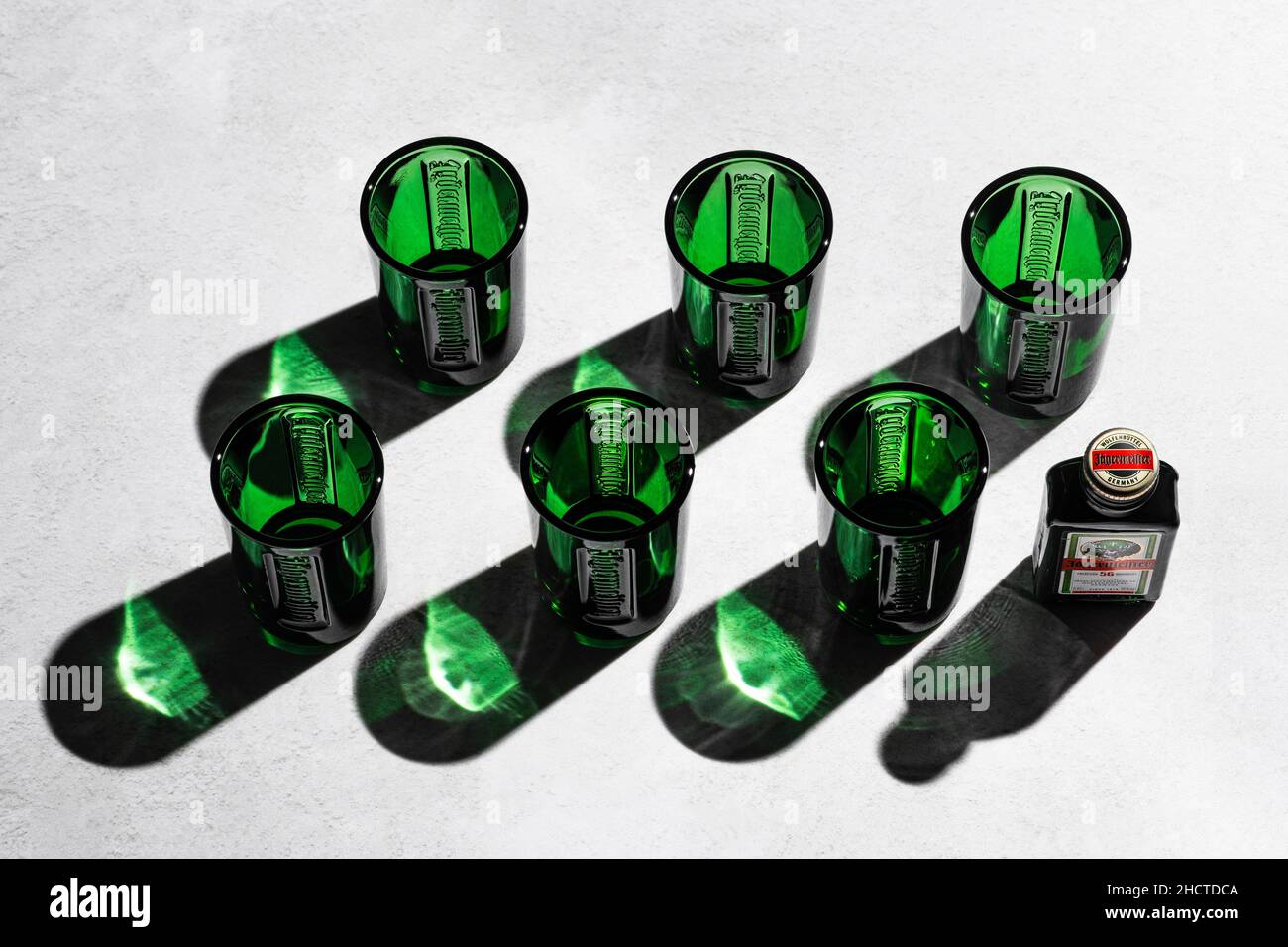 Jagermeister Herbs Liqueur High Resolution Stock Photography and Images ...