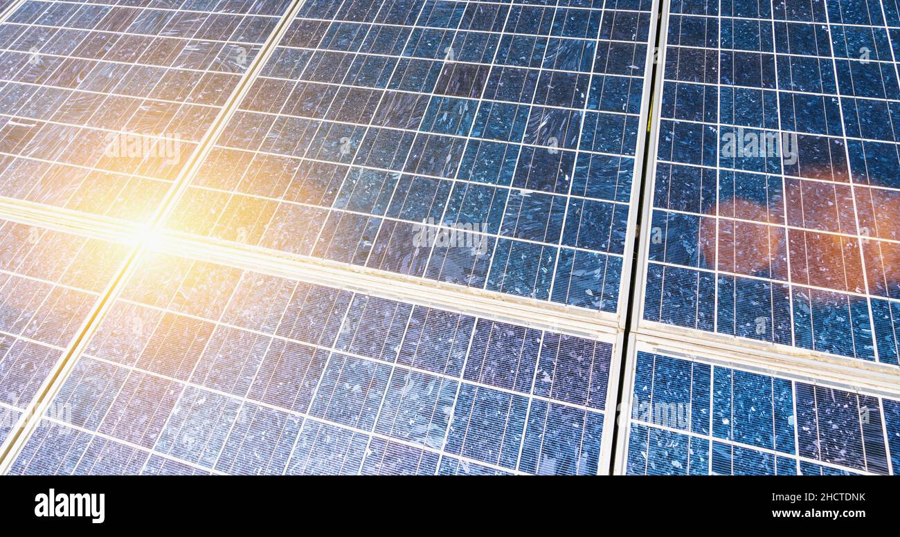 Solar panel, photovoltaic, alternative electricity source Stock Photo ...
