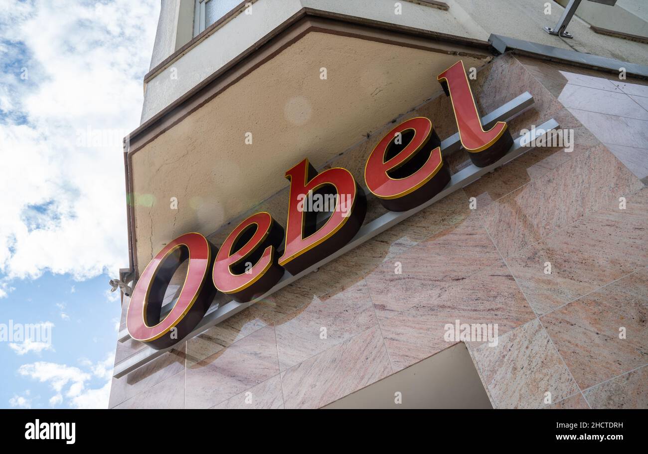 Oebel bakery Store Logo. Headquartered in Aachen, Oebel is a bakery ...