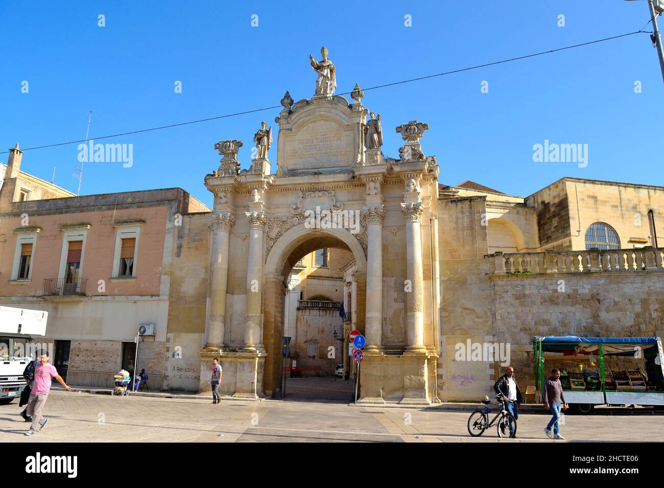 View of Lecce Stock Photo - Alamy