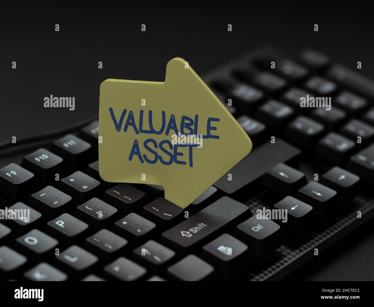 Text showing inspiration Valuable Asset. Business concept Your most ...