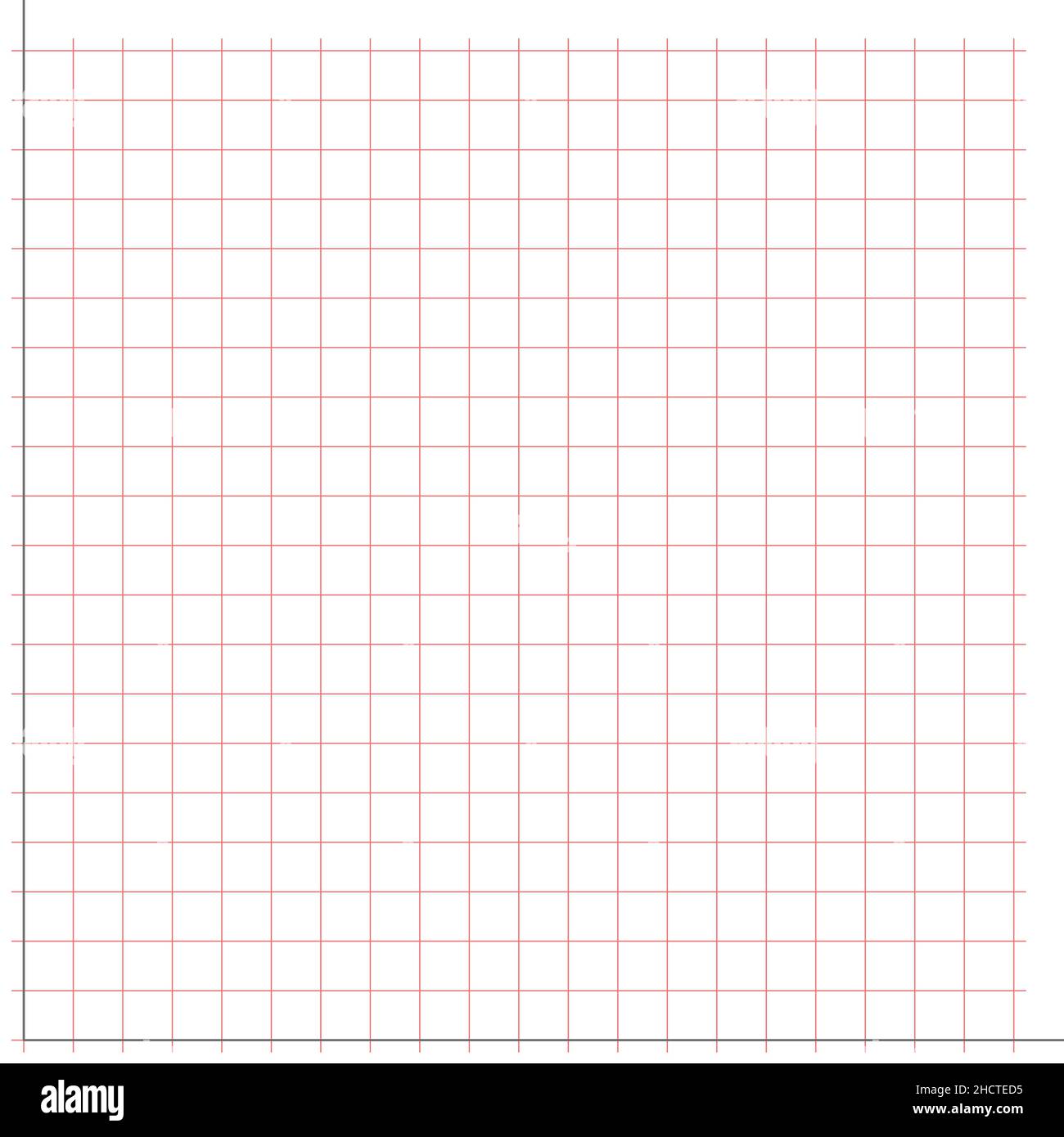 Grid paper. Mathematical graph. Cartesian coordinate system with x-axis ...