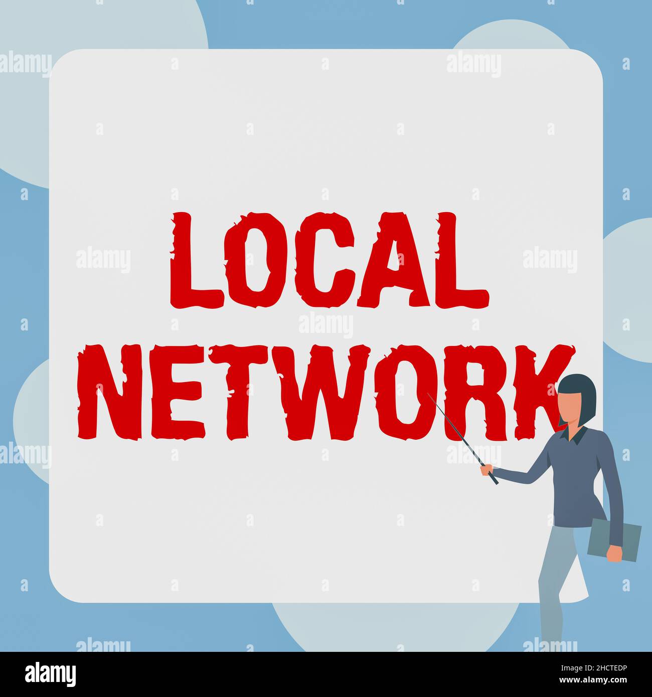 Hand writing sign Local Network. Business overview Intranet LAN Radio ...