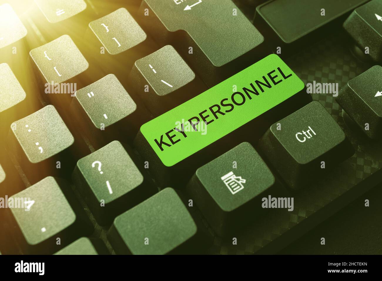 Hand writing sign Key Personnel. Business idea Program Directors ...