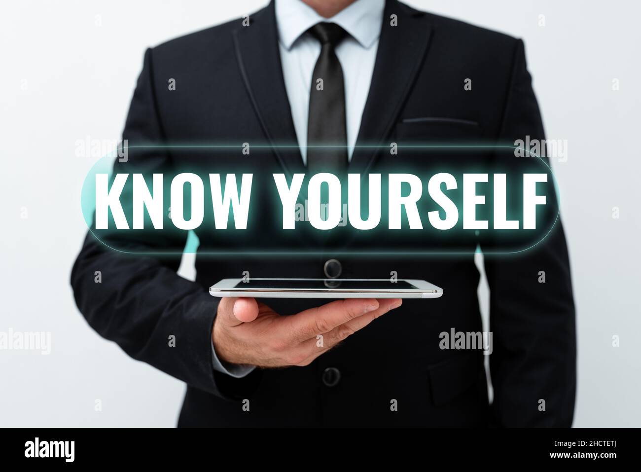 Text showing inspiration Know Yourself. Business approach Find You ...