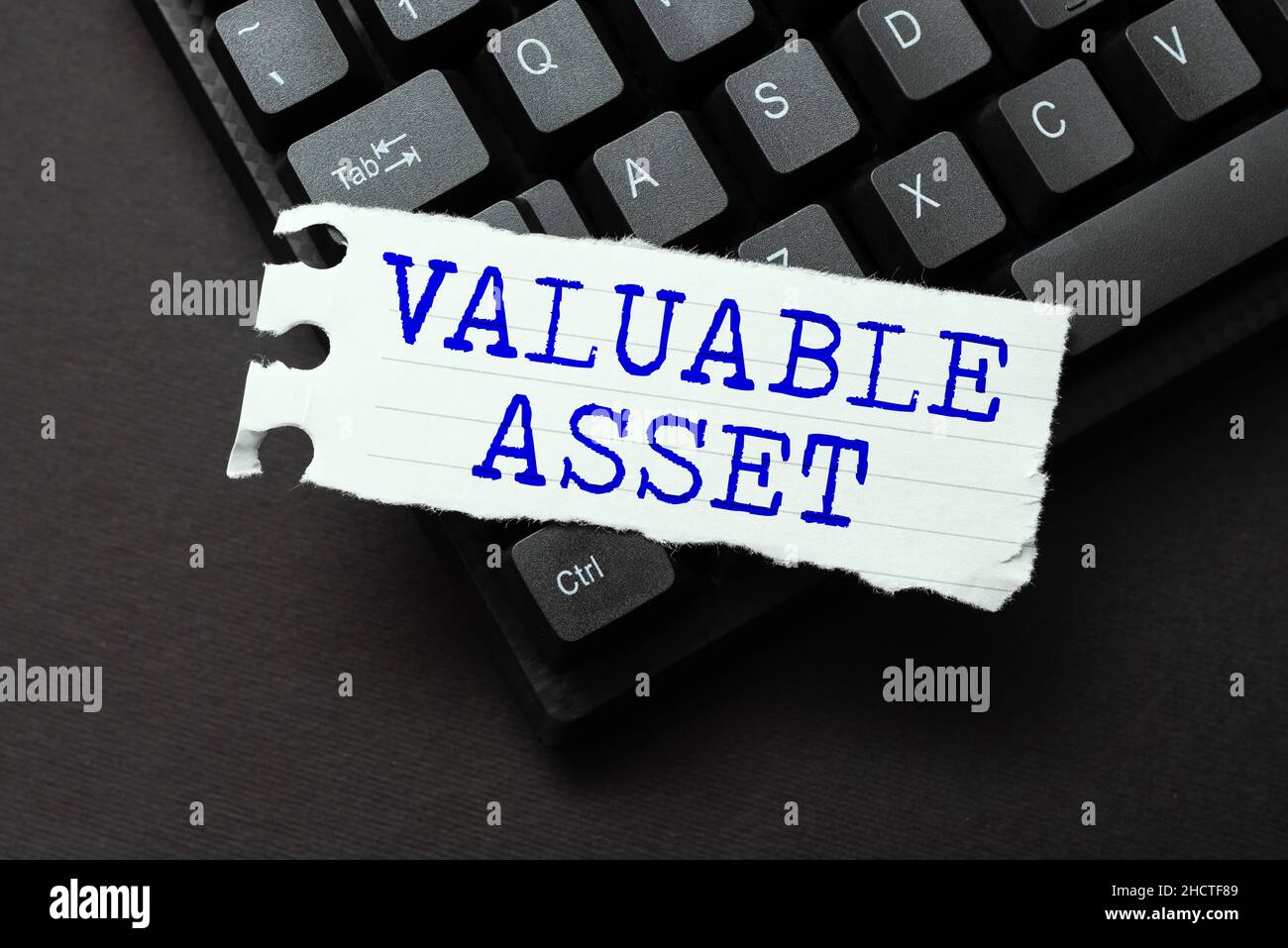 Text sign showing Valuable Asset. Concept meaning Your most valuable ...