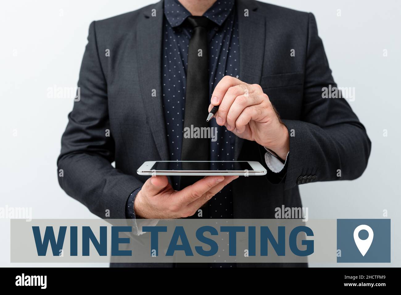 Sign displaying Wine Tasting. Business overview Degustation Alcohol ...