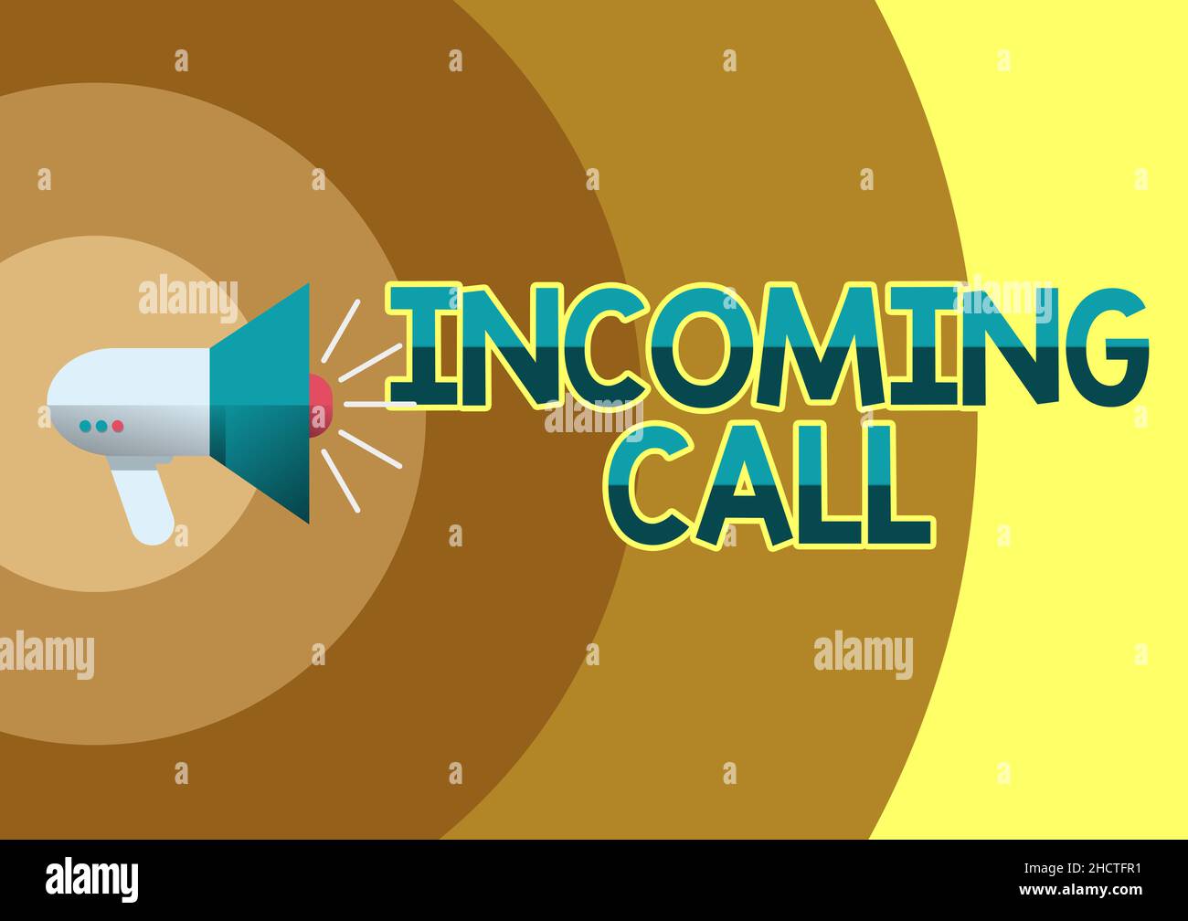 Text showing inspiration Incoming Call. Word Written on Inbound ...