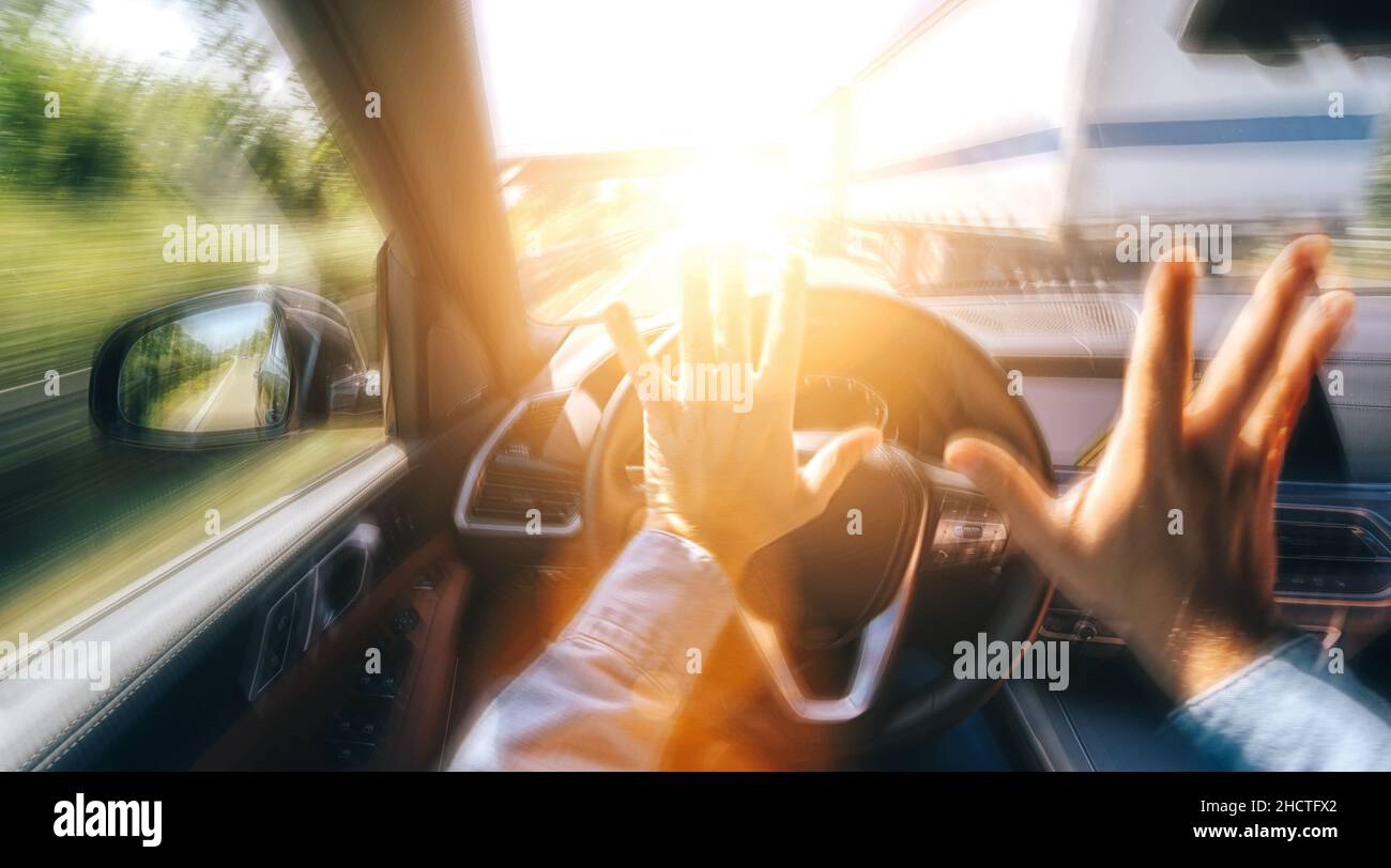 Interior pov car hi-res stock photography and images - Alamy