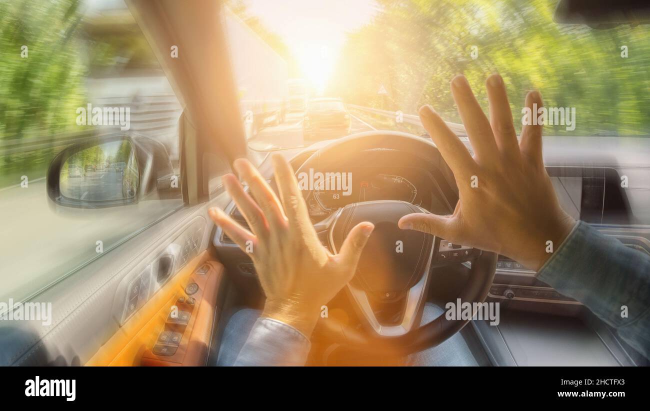 Interior pov car hi-res stock photography and images - Alamy