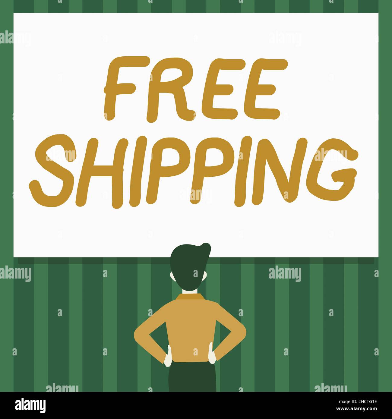 Hand writing sign Free Shipping. Internet Concept Freight Cargo ...