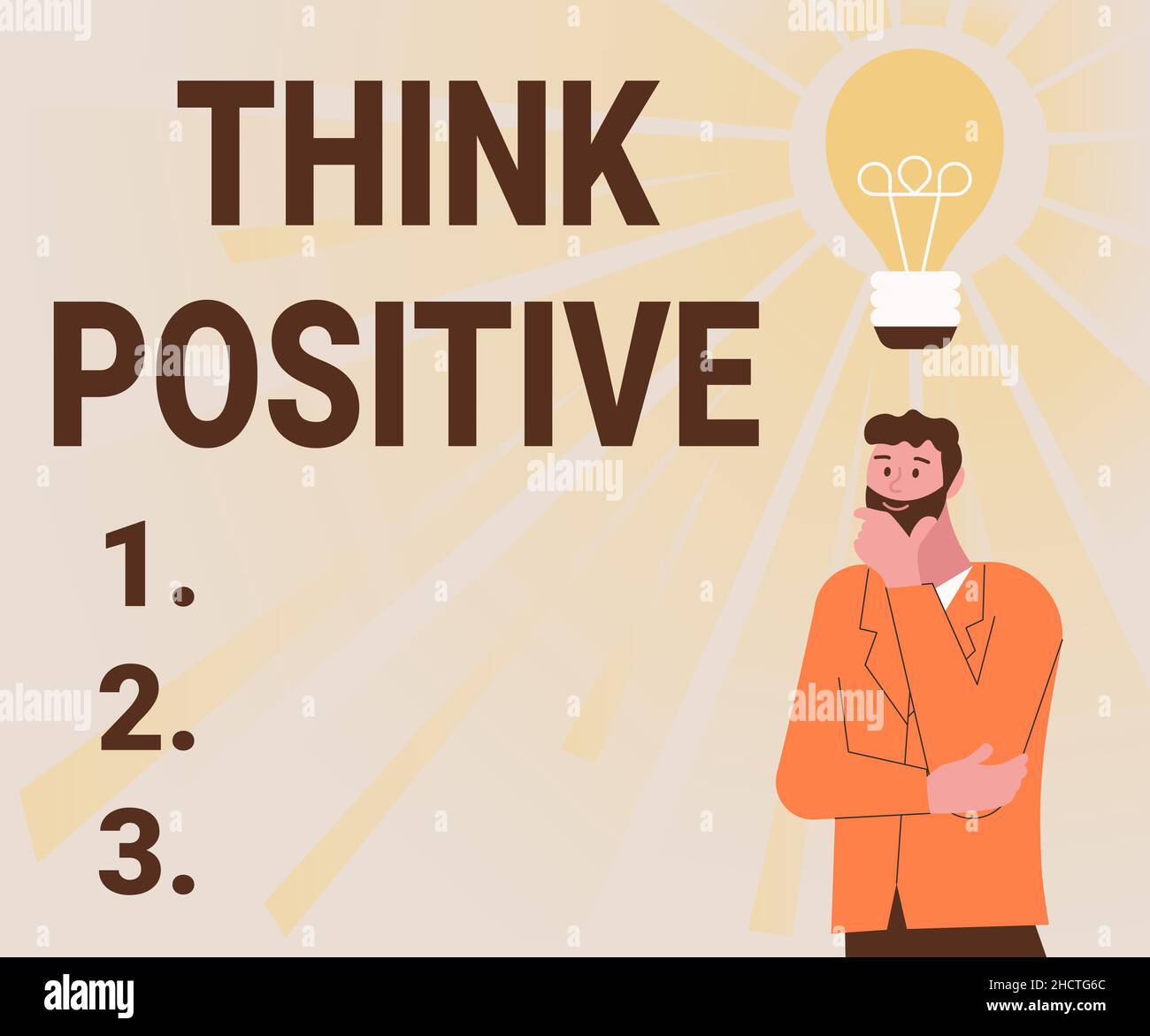 Conceptual caption Think Positive. Word Written on The tendency to be ... Conceptual caption Think Positive. Word Written on The tendency to be ...