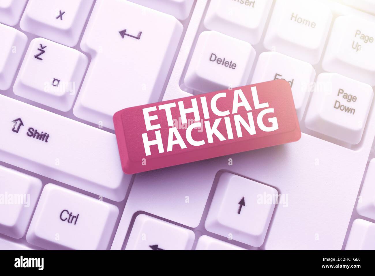 Writing Displaying Text Ethical Hacking Business Concept A Legal Attempt Of Cracking A Network