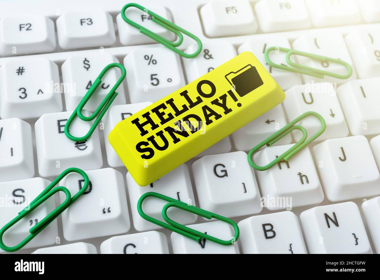 Inspiration showing sign Hello Sunday. Business showcase inspired ...