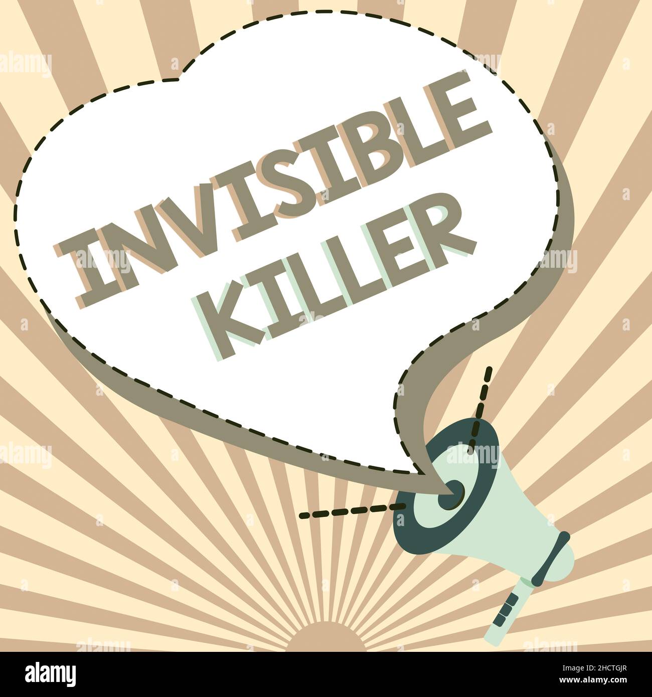 Inspiration showing sign Invisible Killer. Business overview presence ...