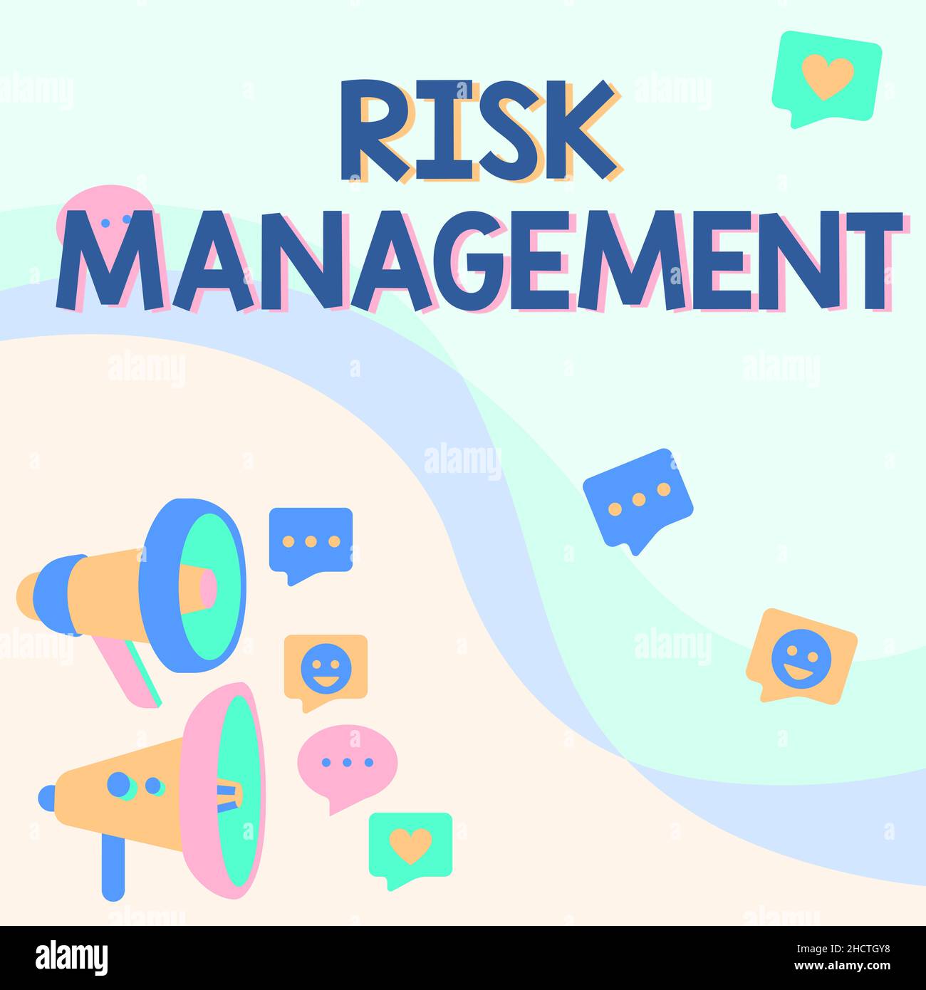 Conceptual caption Risk Management. Word Written on assessing and ...