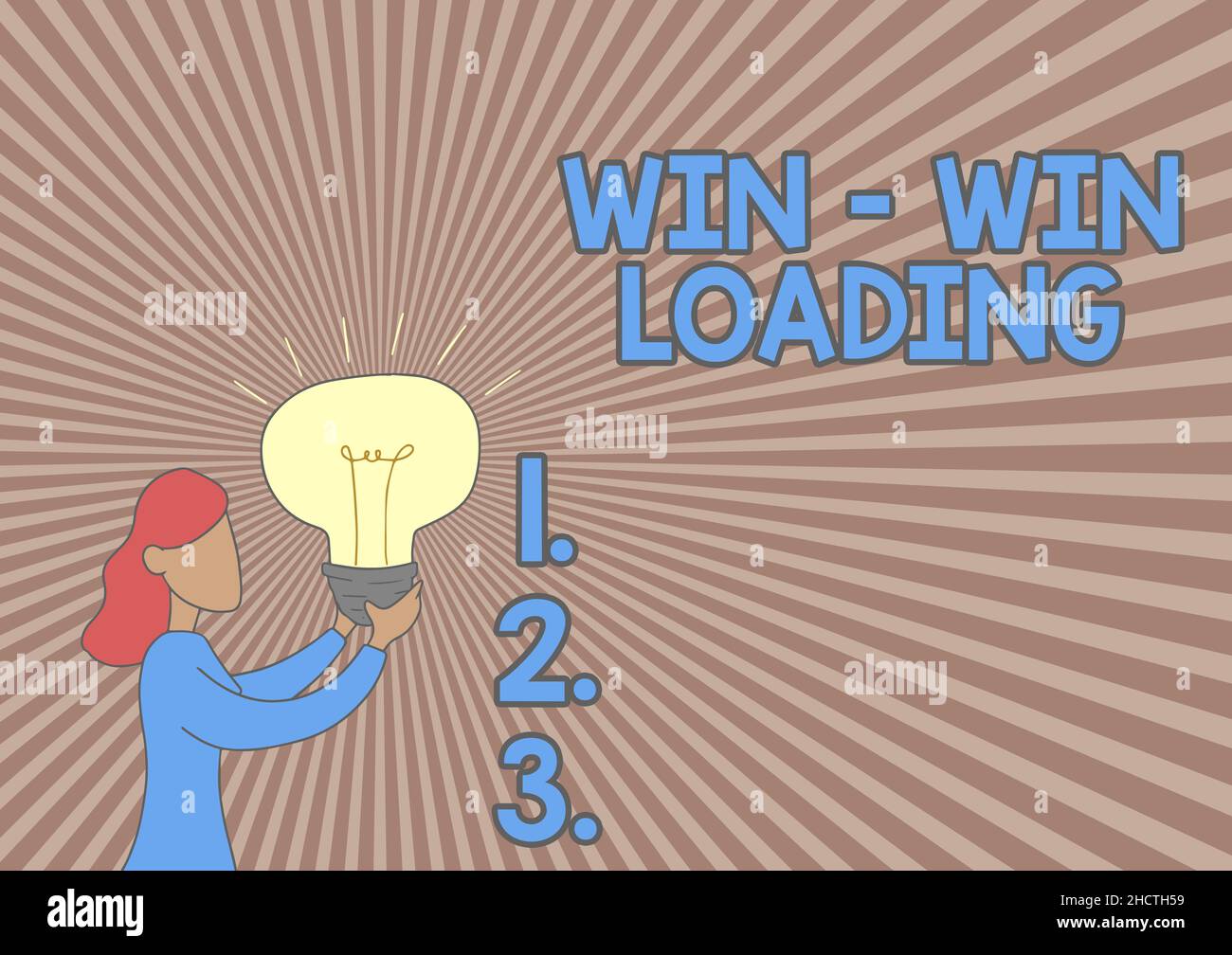 Sign displaying Win win Loading. Business idea advantageous or ...