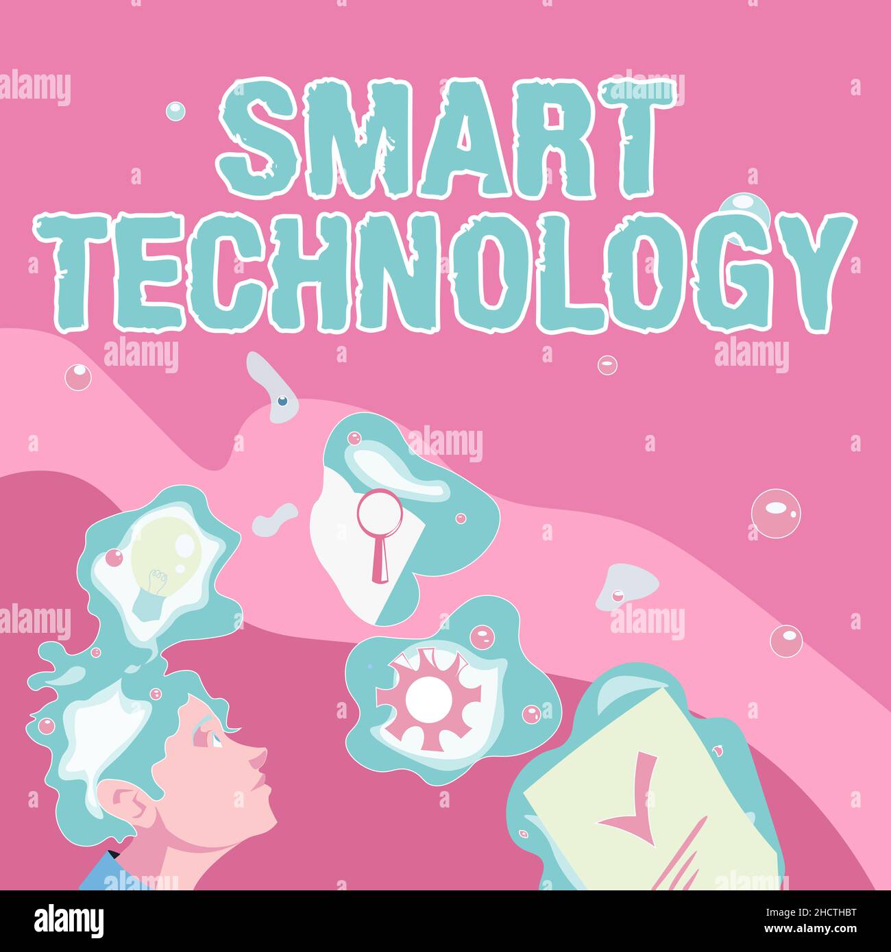 Writing displaying text Smart Technology. Concept meaning used to protect and prevent errors in ...
