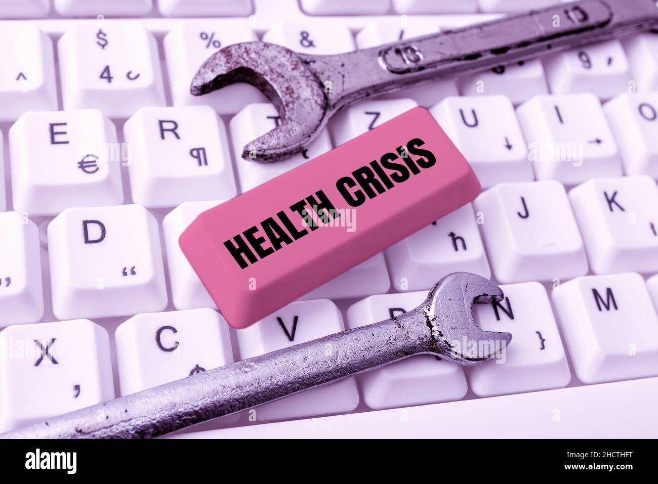 Inspiration showing sign Health Crisis. Business approach fitness ...