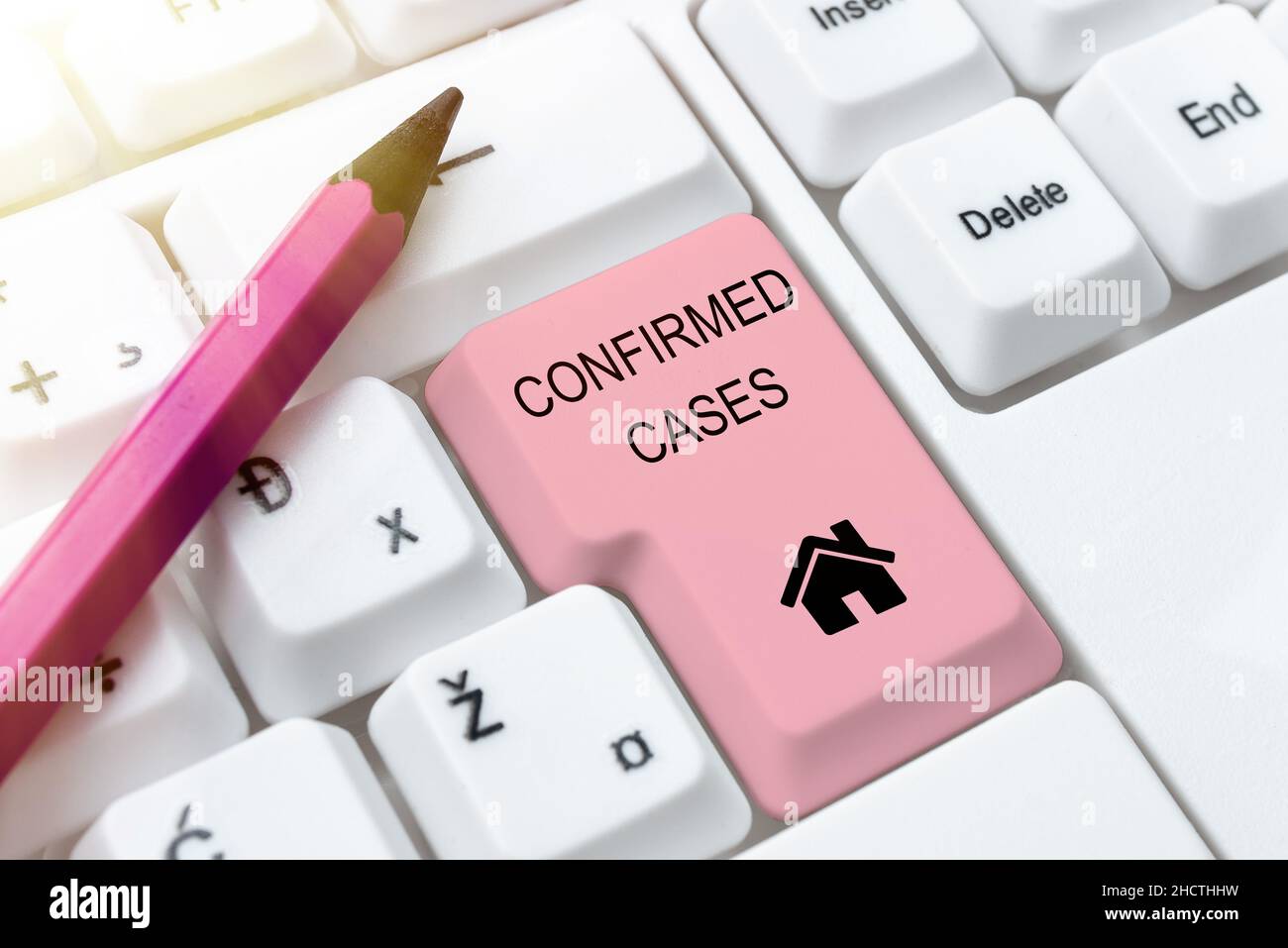 Writing displaying text Confirmed Cases. Word for set of circumstances ...