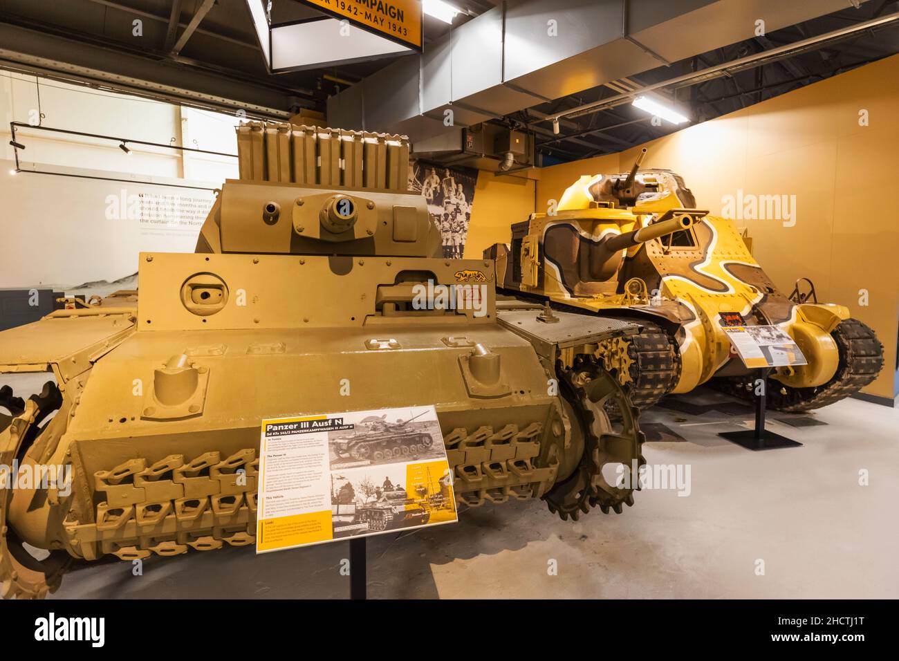 England, Dorset, Bovington Camp, The Tank Museum, German WWII Panzer ...