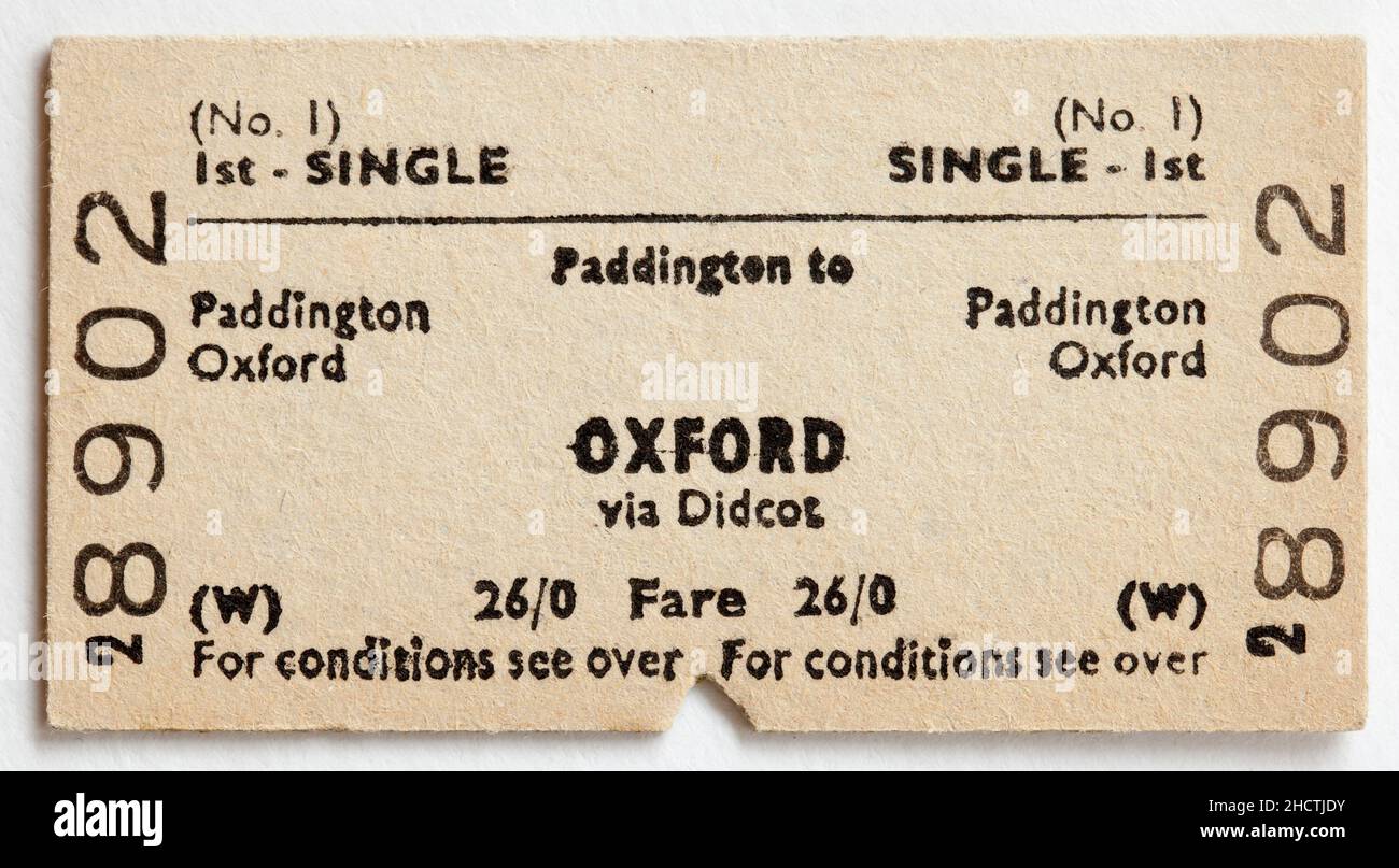 1960s train ticket hi-res stock photography and images - Alamy